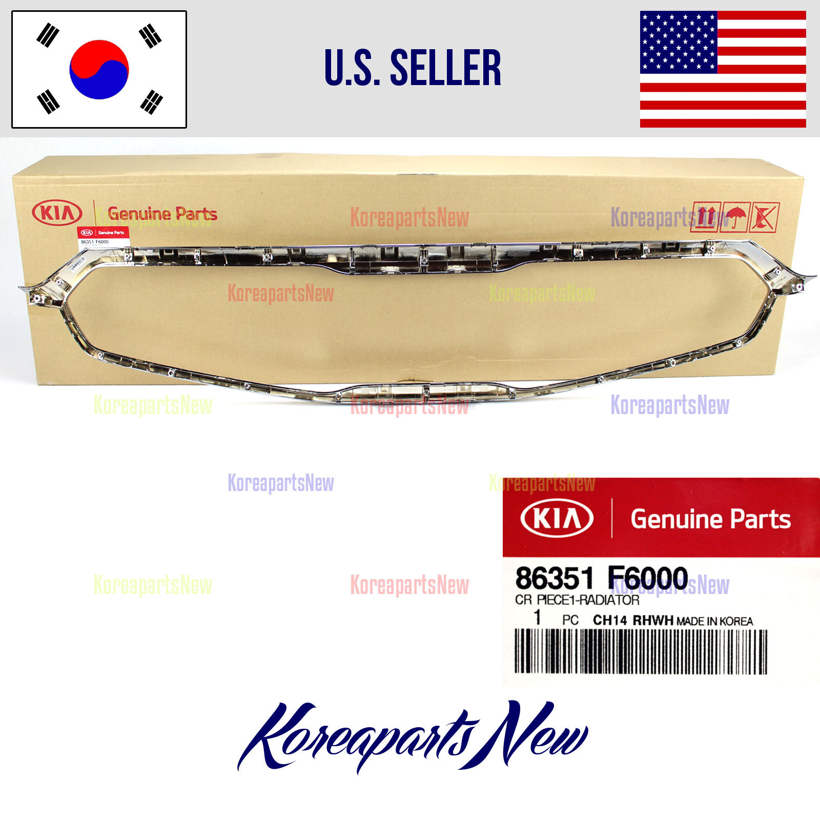 Genuine Kia OE Cr Piece1-Radiator 86351-F6000 for sale online | eBay