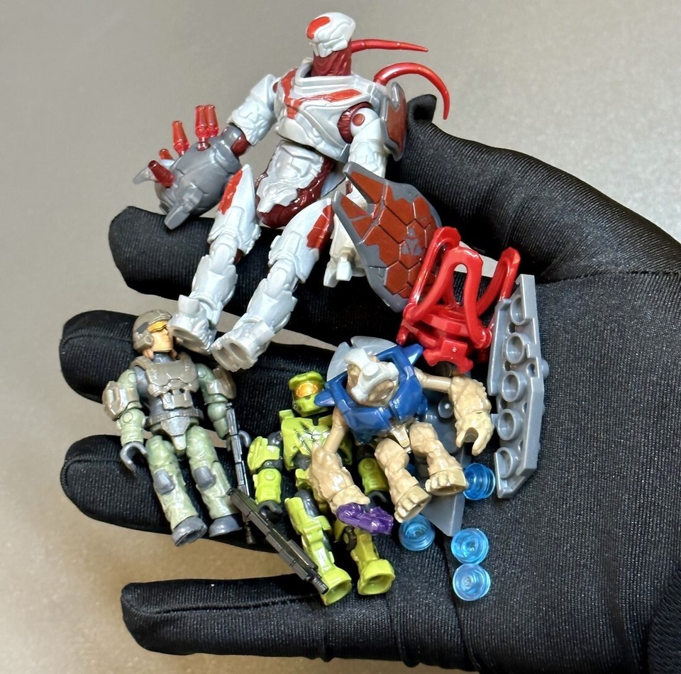 New set MEGA Construx Halo Infinite UNSC Wasp Onslaught Hunter figure ...