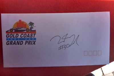 MIKE GROFF HAND SIGNED AUST GOLD COAST INDY COVER | eBay