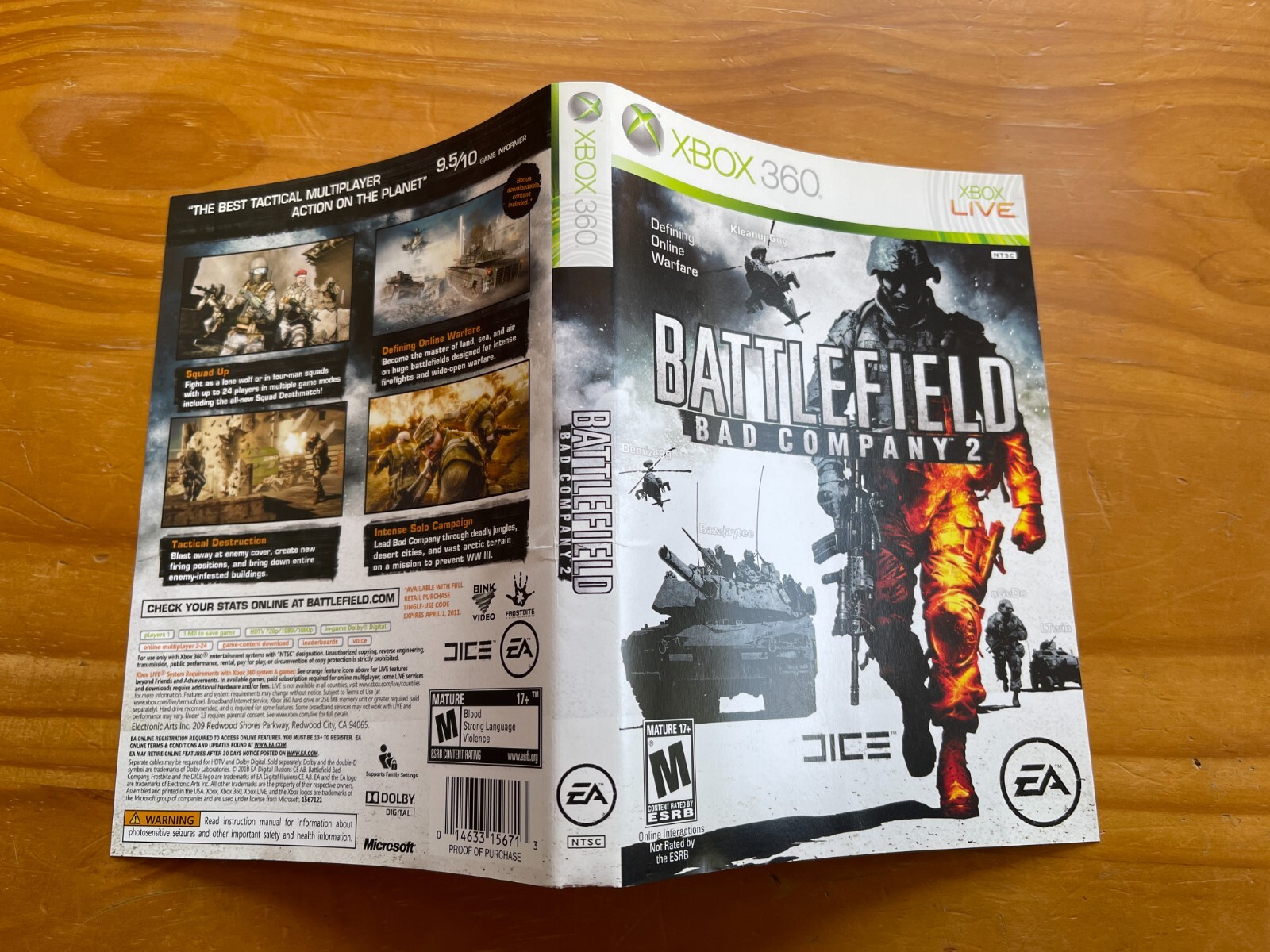 Xbox 360 Cover Art Inserts Original Authentic Microsoft - BUY 3 GET 1 ...