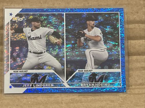 2023 Topps Update Series - Rookie Combos Blue Foil #US153 Bryan Hoeing ...