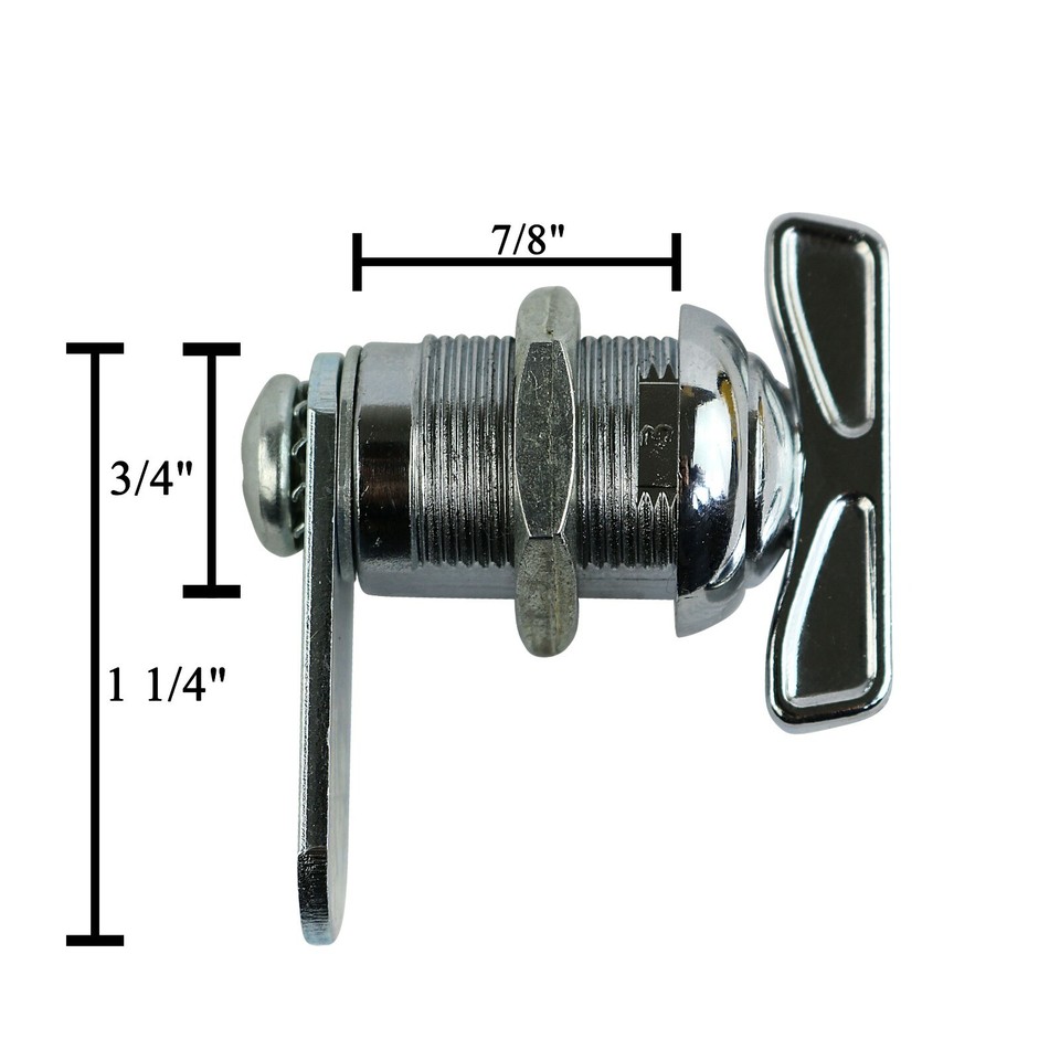 .875" 10 Pack RV Compartment Door Thumb Cam Latch-Set-Camper Trailer ...
