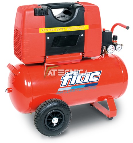 Compresseur d'air silencieux 50 Litres Fiac SUPER ECU 50 puissance 1,5 ...