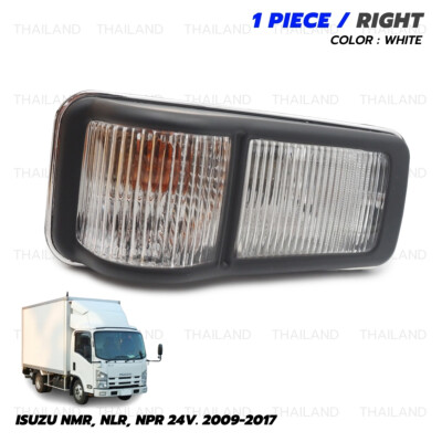 24V Right Side Marker Light Door Clear/Amber Fits Isuzu NMR NLR NPR ...