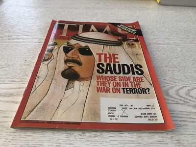 Time Magazine Sept 15 2003 The Saudis 9/11 AL Queada War On Terror | eBay