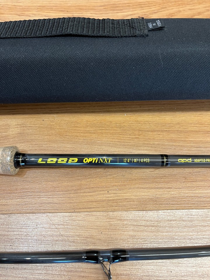 Brand New Medium Fast Action Loop Opti Nxt Double-Hand Rod 12'4 7WT 4PC ...