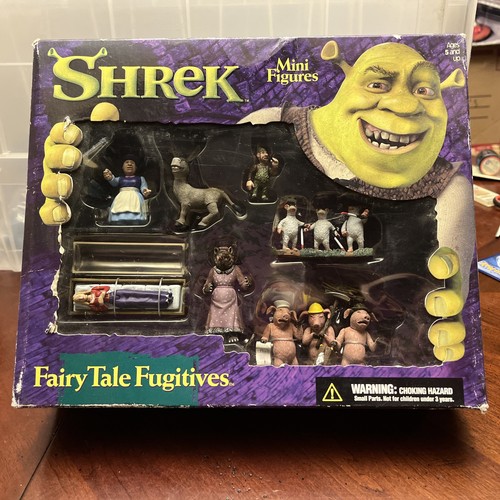 Shrek Fairy Tale Fugitives McFarlane Toys 2001 Action Mini Figures Box ...