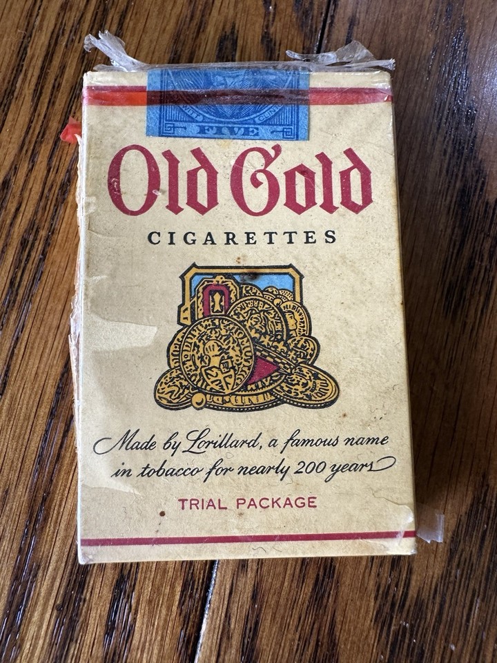 Old Gold Cigarette Trial Package | eBay