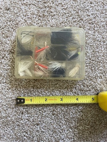 Myran Plastic Fly Box full of Tube Flies/Hooks (26 Flies) Salmon Fly ...