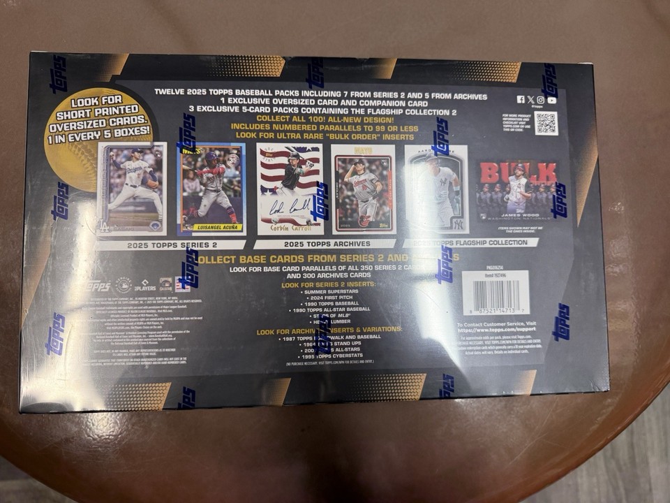 2025 TOPPS Baseball The Flagship Collection 2-Costco Exclusive Box Set ...