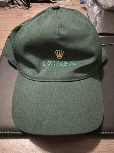 Rolex Watches Embroidered Green Baseball Cap Hat Strap Back Authentic Microfiber | eBay