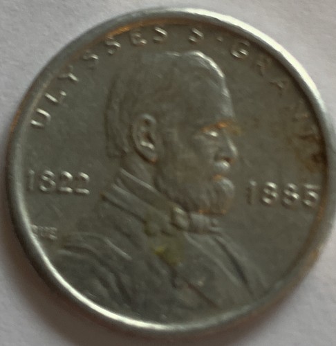 VINTAGE ULYSSES S GRANT CHARMS CANDY PRESIDENTIAL COIN PRIZE PRESIDENT ...