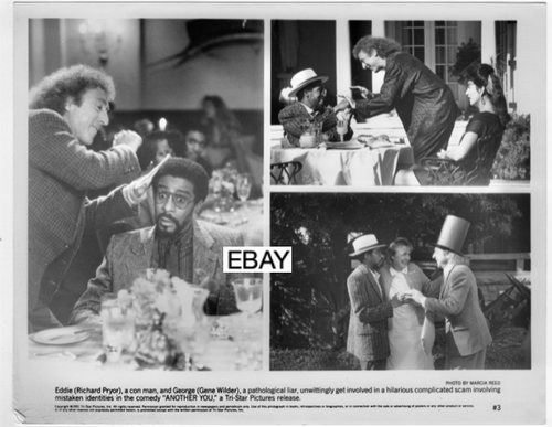 ANOTHER YOU 1991 ORIGINAL MOVIE PHOTO GENE WILDER RICHARD PRYOR COMEDY ...