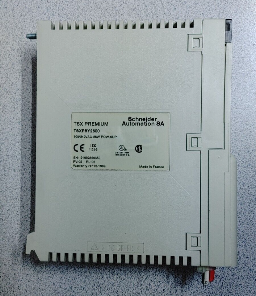 SCHNEIDER AUTOMATION TSX PREMIUM TSXPSY2600 100/240VAC 26W POWER SUPPLY ...