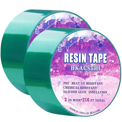 2 Rolls 216 Feet Resin Tape for Epoxy Resin Molding Silicone Epoxy⭐️⭐️⭐ ...