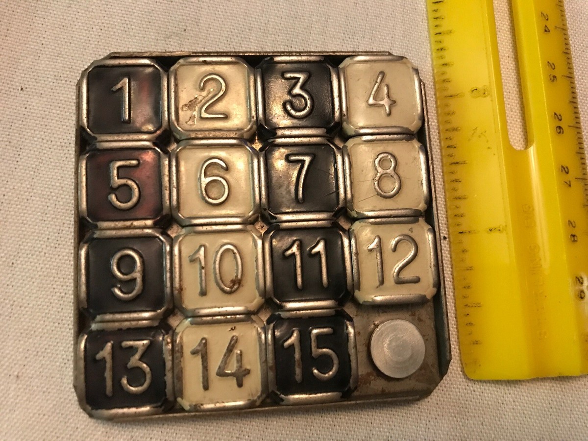 Vintage Metal Numbers