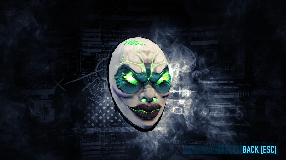 Payday 2 Rare Masks