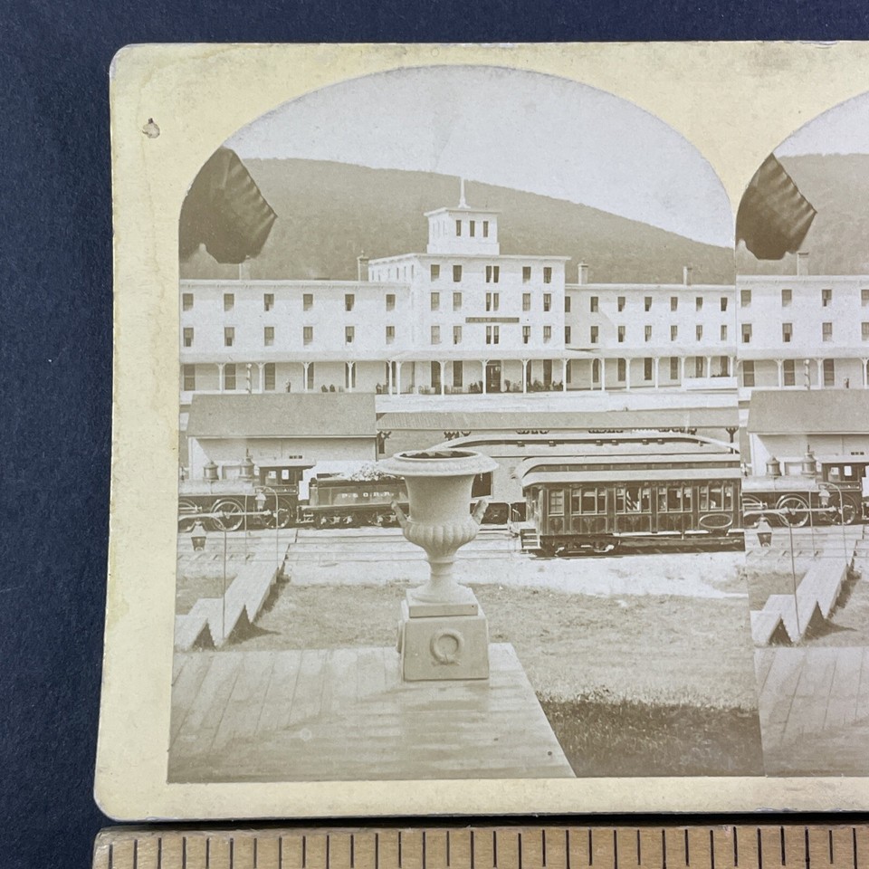 Fabyan House Train Station Stereoview New Hampshire Antique c1870s ...