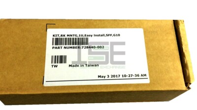 NEW SEALED HP 728440-002 KIT, RK MNTG Gen10 Rack Rail Mount Kit! | eBay
