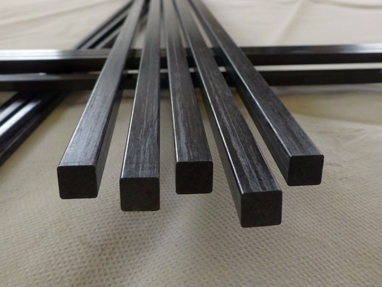 5x 200mm Lengths Carbon Fibre Tubes Rods Strips: 2,3,4,5,6,8,10,12,15 ...
