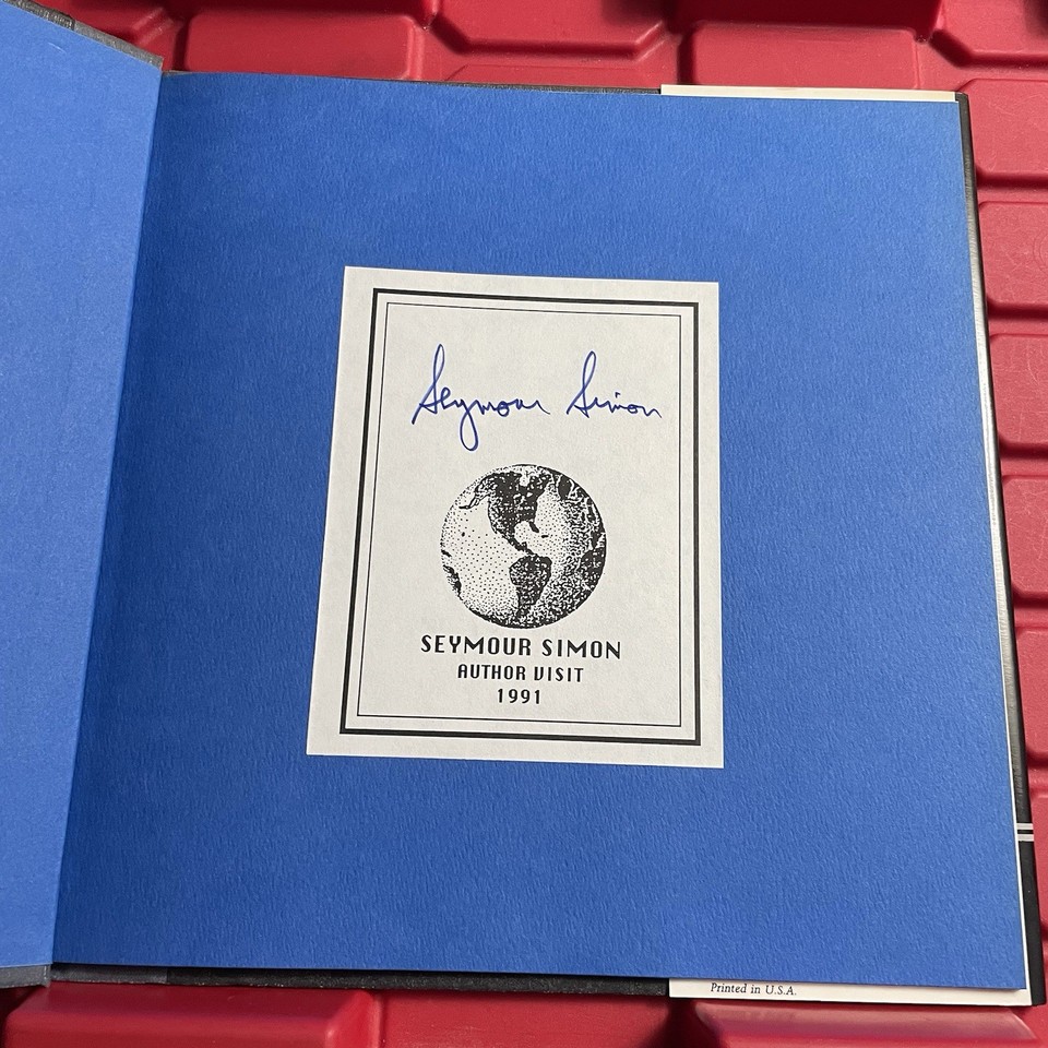 The Moon Seymour Simon Signed Author Visit Copy Pre Owned Vintage 1984 ...