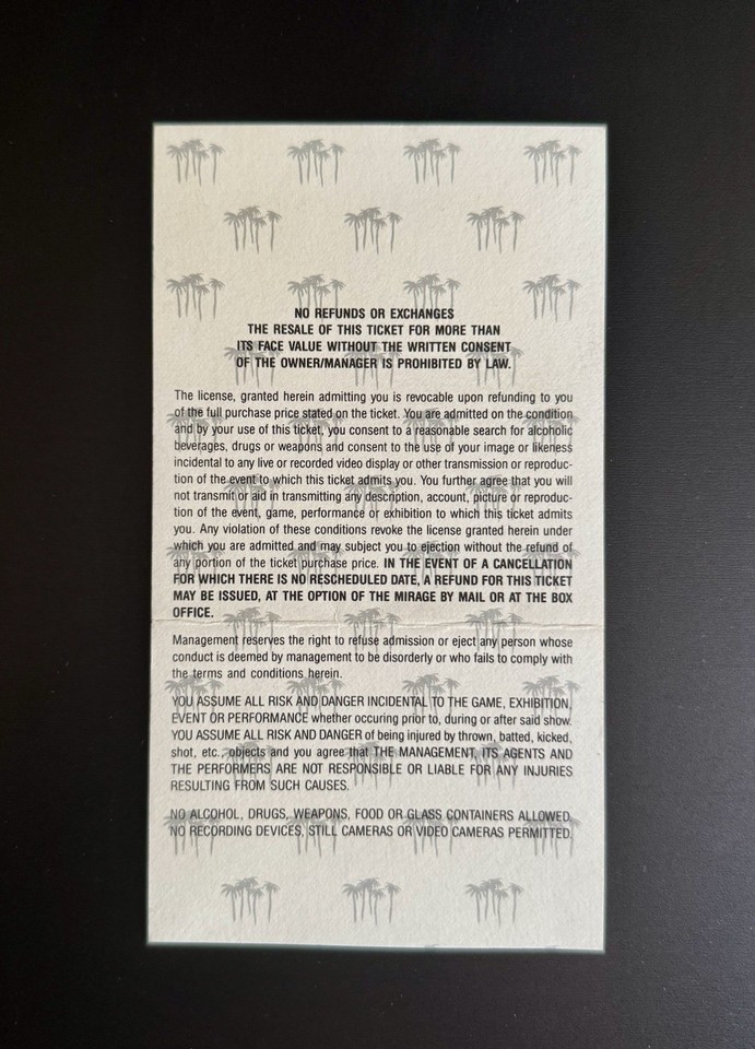 Buster Douglas vs Evander Holyfield Heavyweight Boxing Ticket Stub 10 ...