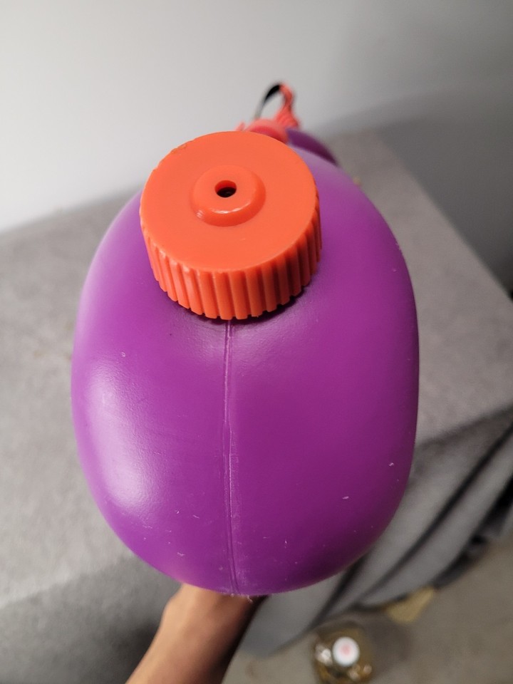 Vtg 1999 Larami Super Soaker Water Gun CPS 1200 Yellow Purple 23" w ...
