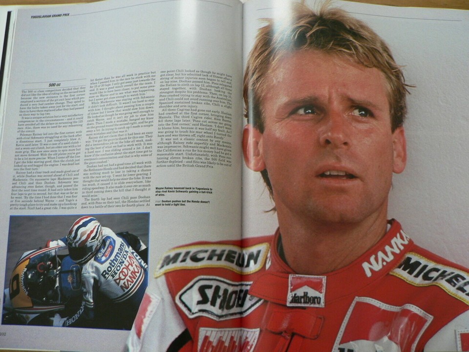 Wayne Rainey 1989 1990 VTG OG SHOEI GRV Helmet RARE VNDS YAMAHA YZR500 ...