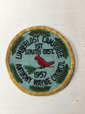 1957 Anthony Wayne Area Council Limberlost Camporee Activity Patch | eBay