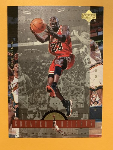 Micheal Jordan 1996 UD “Greater Heights” # GH 8. Very Nice Card | eBay