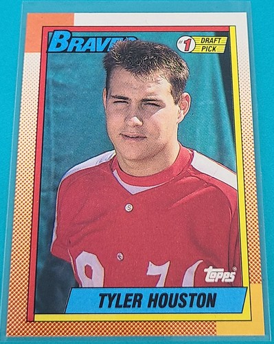 1990 Topps RC #564 Tyler Houston Atlanta Braves Baseball Card V5 | eBay