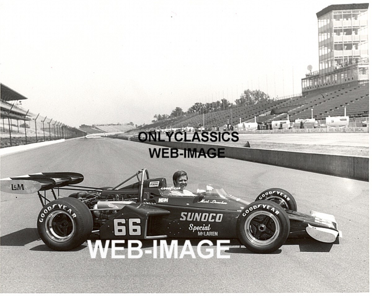 1972 MARK DONOHUE INDY 500 SUNOCO GAS McLAREN SP AUTO RACING SPEEDWAY ...