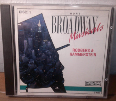 More Broadway Musicals! ~Rodgers & Hammerstein! ~CD ~12 Tracks ~Disc 1 ...