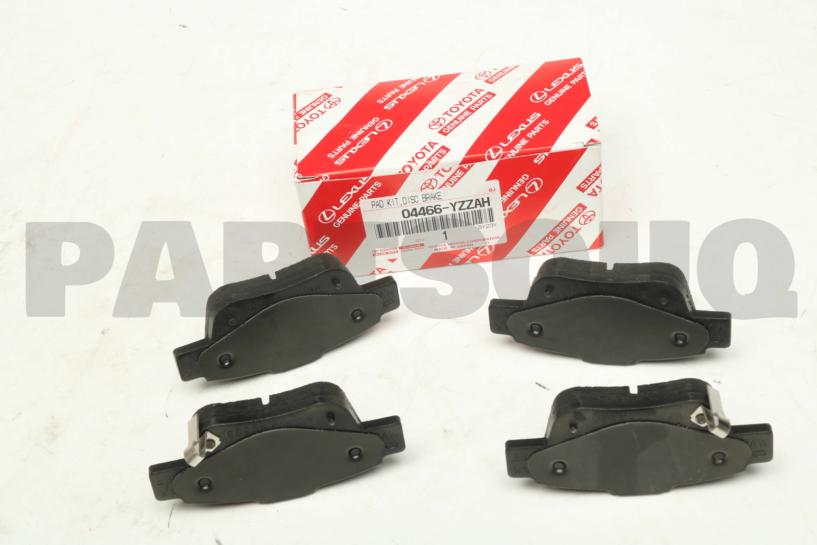 04466YZZAH Genuine Toyota PAD KIT DISC BRAKE 04466-YZZAH | eBay