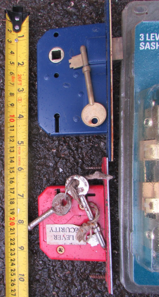 Job Lot Of Locks With Keys Door Locks Sash Lock Security Locks Incl ...