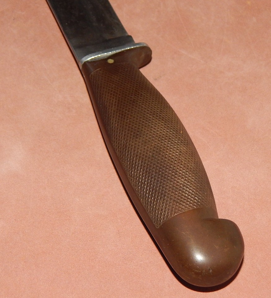 Rare VINTAGE CASE TESTED XX USA HARD RUBBER FIXED BLADE KNIFE | eBay