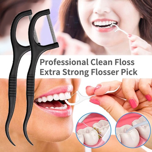 50pcs Dental Floss Interdental Brush Teeth Picks Tooth Clean Stick Oral ...