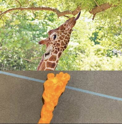 Cheeto Shaped like a Giraffe 🦒 | eBay