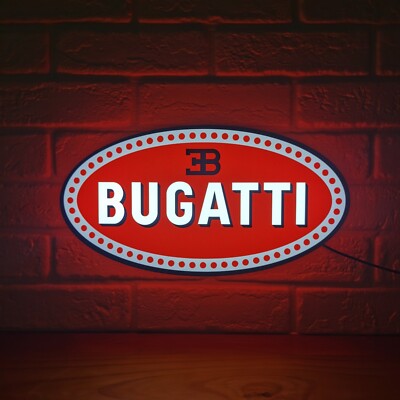 Bugatti LED Lamp USB Powered | Luxury Car Decor | Great Gift for Car ...