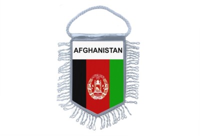 Mini banner flag pennant window mirror cars country banner afghanistan ...