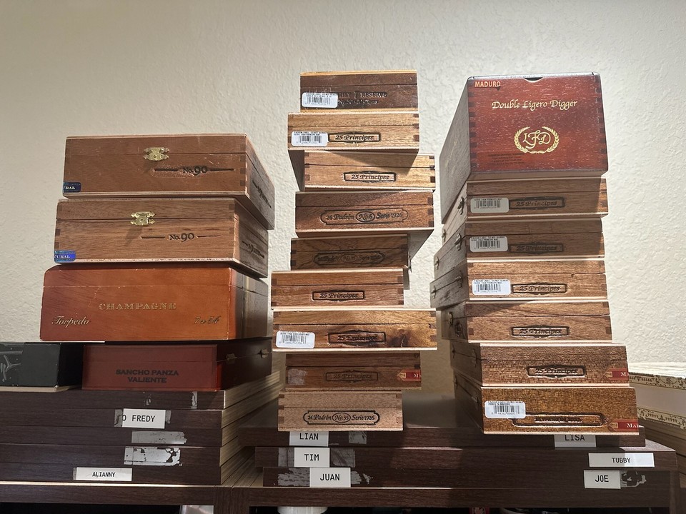 LOT OF 30 X EMPTY Wood Cigar Box Empty - Random Brand & sizes | eBay