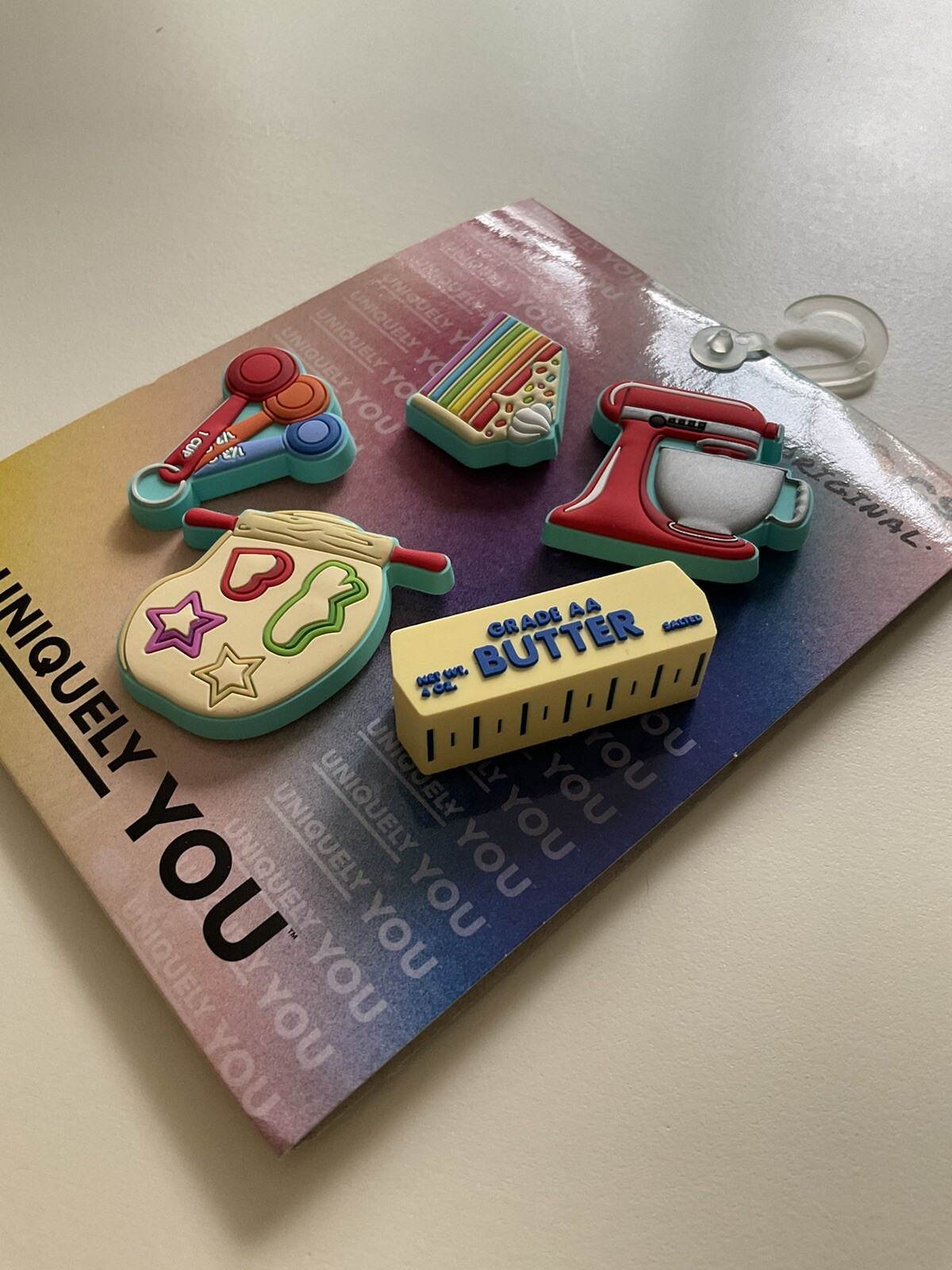 NEW Jibbitz Crocs Wake & Bake Butter Mixer Cake Spoons Cookie Rare ...