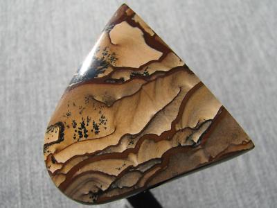 Blue Deschutes Jasper Cabochon: Beautiful Hills with Dendrite Trees; 49 ...
