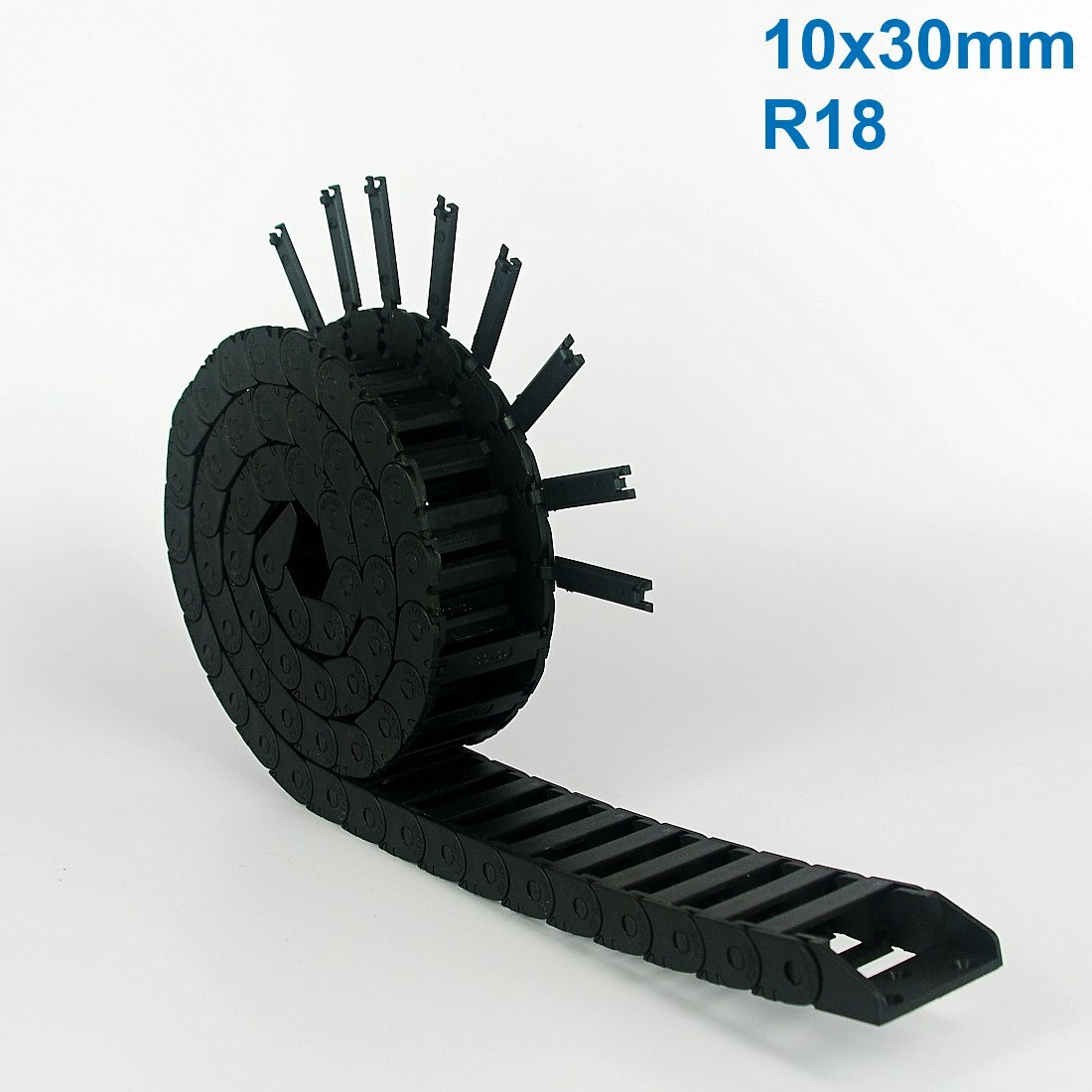 10x30mm R18 Nylon Energy Drag Chain Cable Wire Carrier CNC Router 3D ...