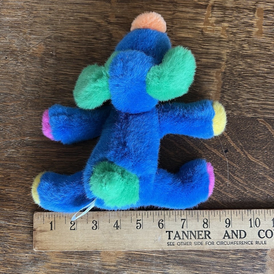Vintage 1998 Liberty Toy Color Block Plush Dog Puppy | eBay