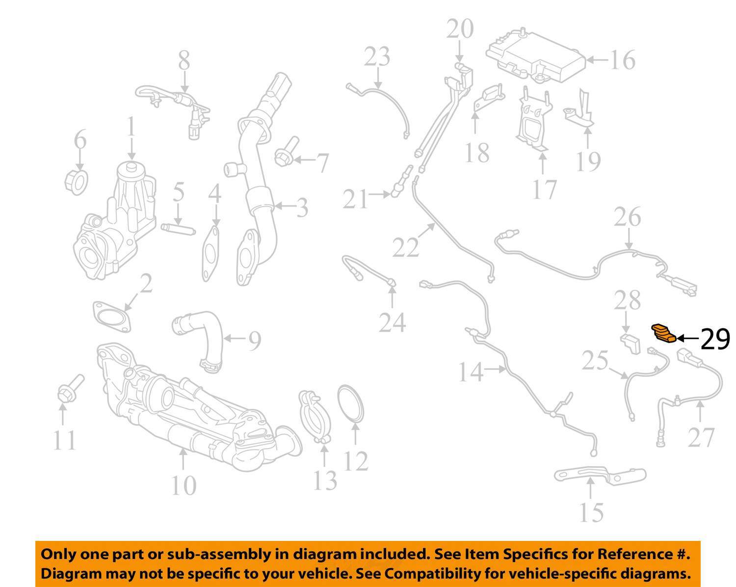 Engine ECM Emission Control Nox Controller Fits 13-16 FORD F250SD ...