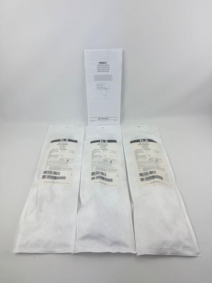 Terumo Pinnacle Fr.9 RSS905 25 cm *SCATOLA DA 3* | eBay