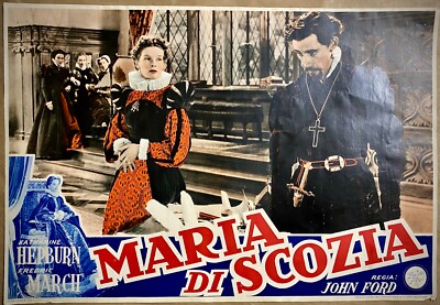 Maria By Scotland - Lobby Card Original Fotobusta - K.Hepburn Film, F ...