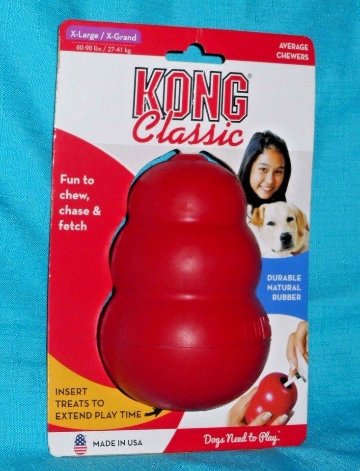 Classic Red Kong Dog Chew Toy all sizes XS, S, M, L, XL, XXL | eBay
