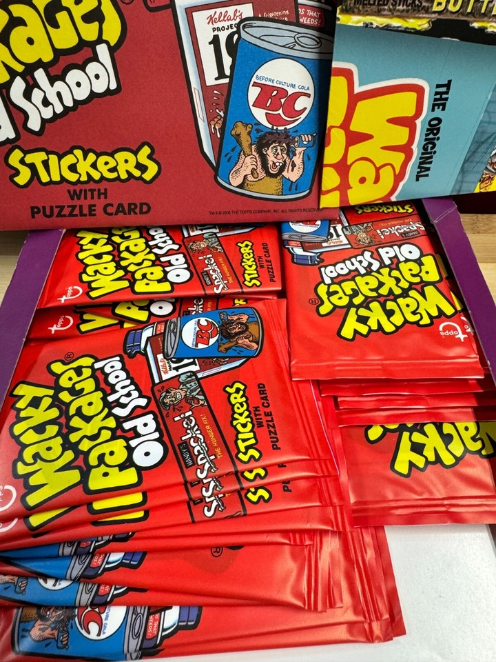 Topps Wacky Packages Old School 1 (2009) OPEN BOX +Random Sketch ...
